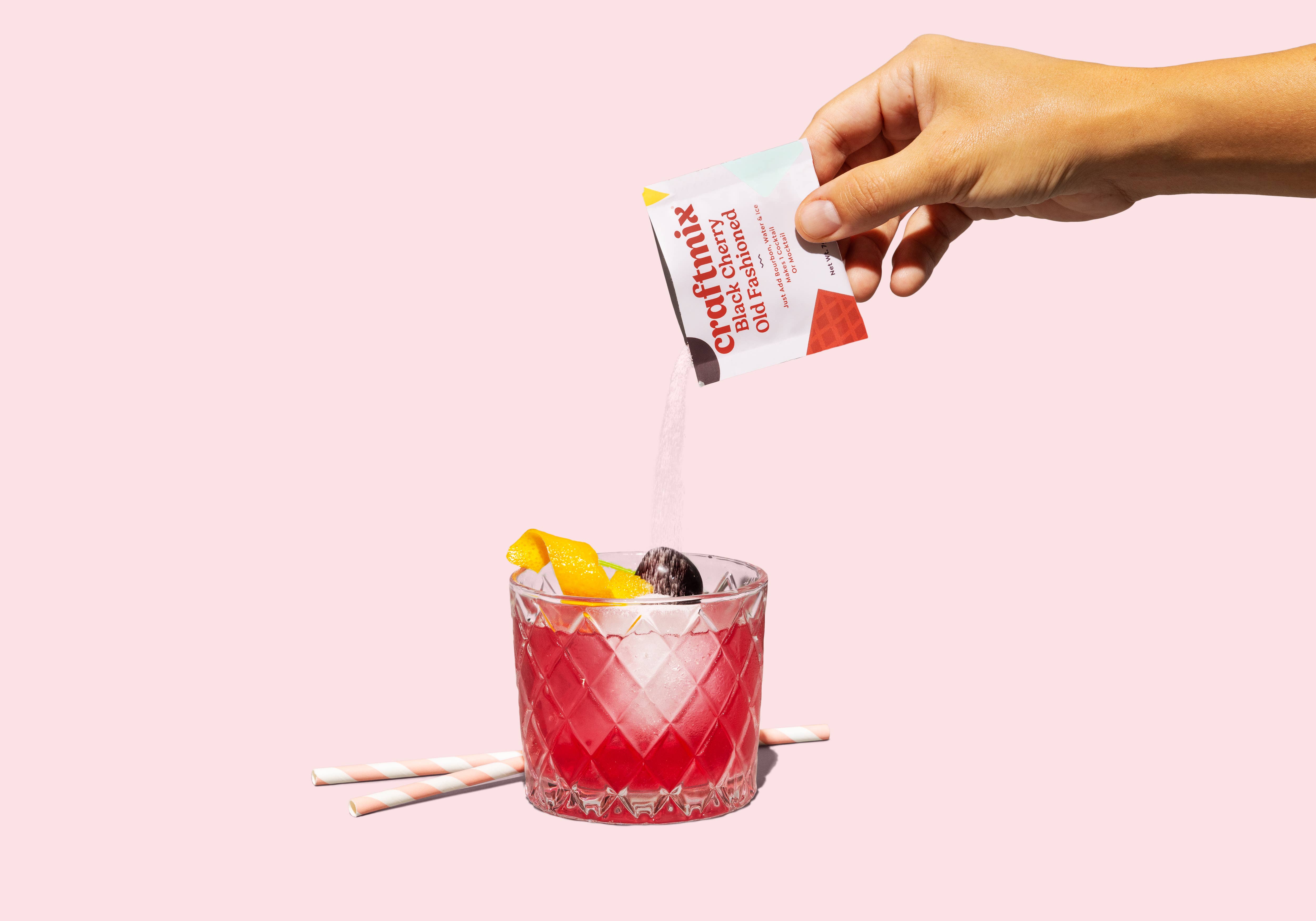 Black Cherry Old Fashioned Cocktail Mixer - Single Packets | Mankato ...